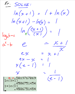 SVRSS Grade 12 Pre-Calculus Math: Natural Logarithms, exponential ...