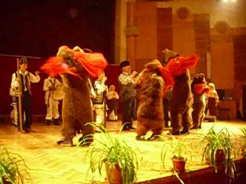 Jocul ursului si versuri plugusorul | Colinde de Craciun