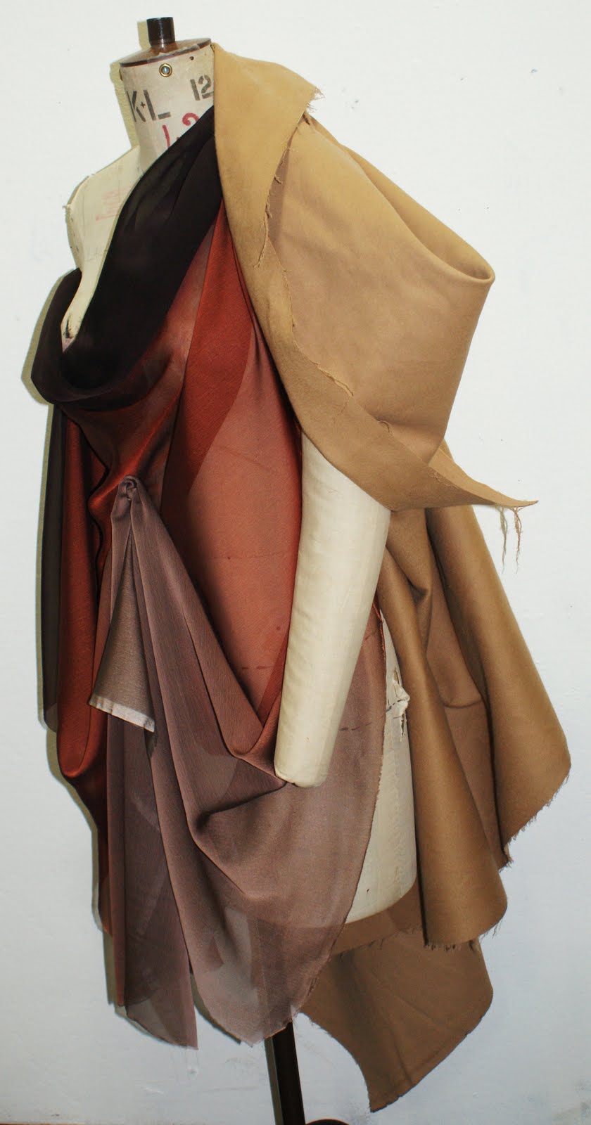 La pétite Salope a/w 10: Draping: Design Development