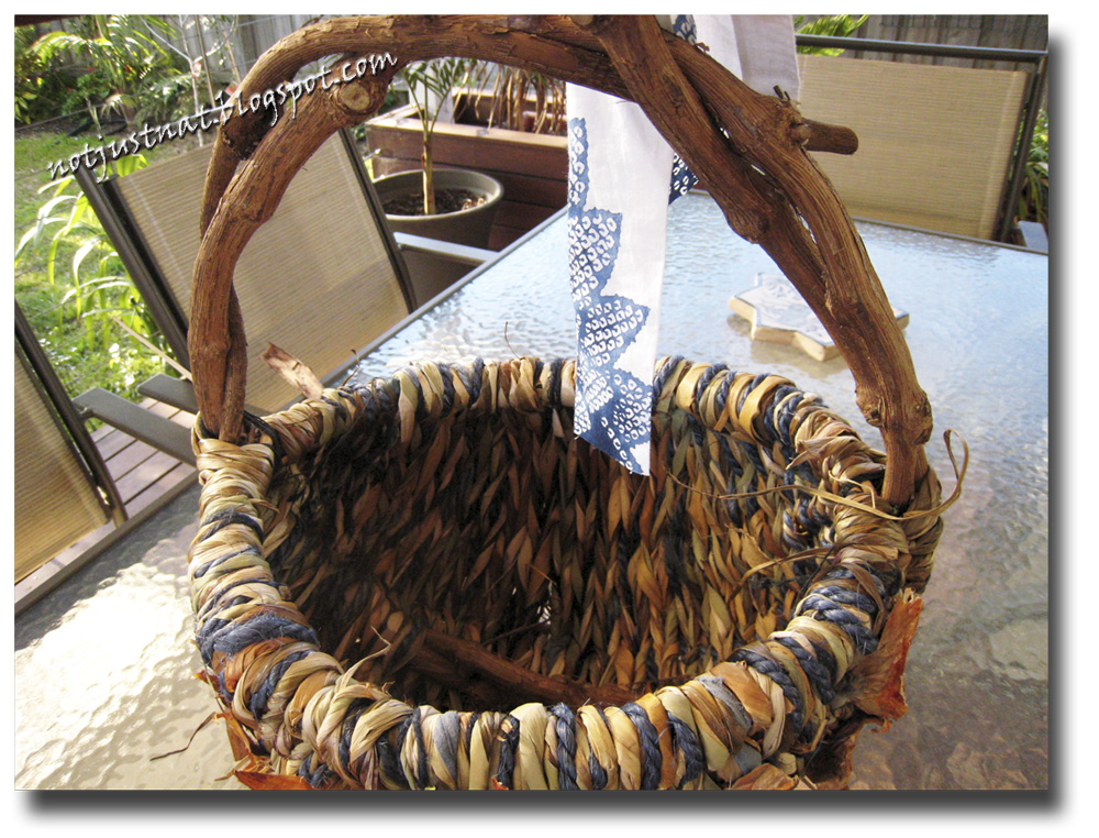 notjustnat creative blog: Rustic Melon Basket Workshop