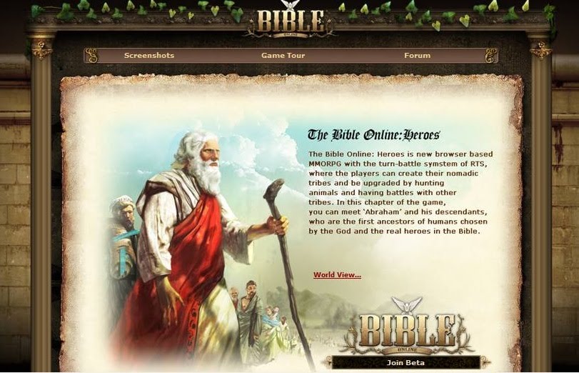 The Bible Online – Serious Games To Meet & Play Real Heroes Of Genesis
