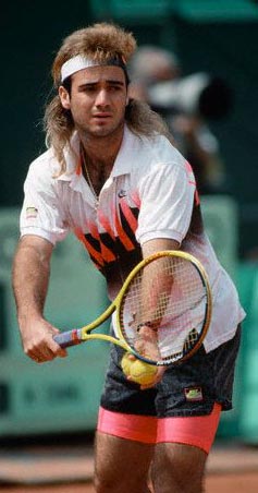 Young Andre Agassi - Once Teenage sensation turned legend