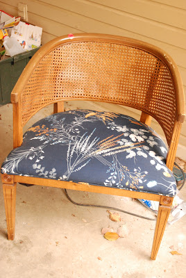 Between Blue and Yellow: Chair Upholstery and Cording How To
