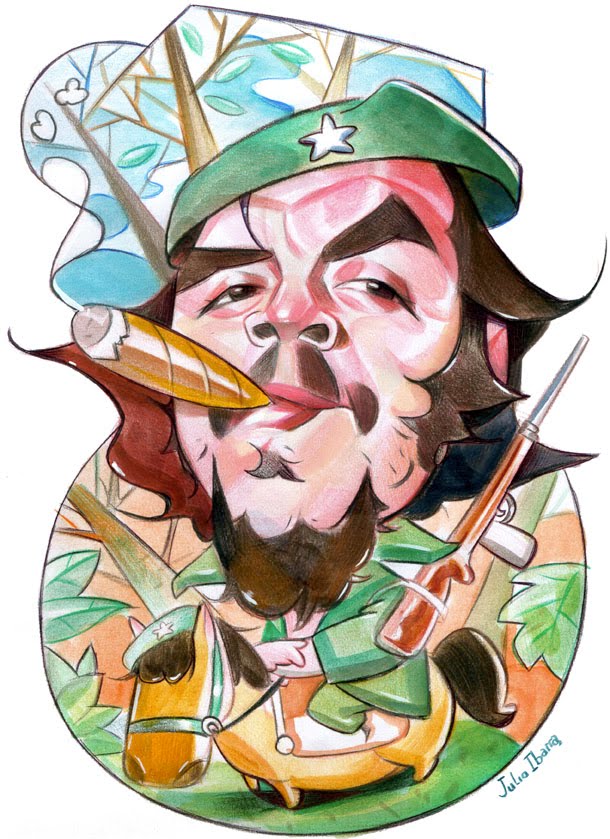Julio Ibarra Caricaturas - ibarracaricatura@gmail.com: Che guevara 2