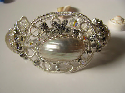 Heri's jewels: Shell bangle and necklaces