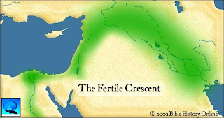 Geografia Geral e Bíblica : Mapa do Crescente Fértil