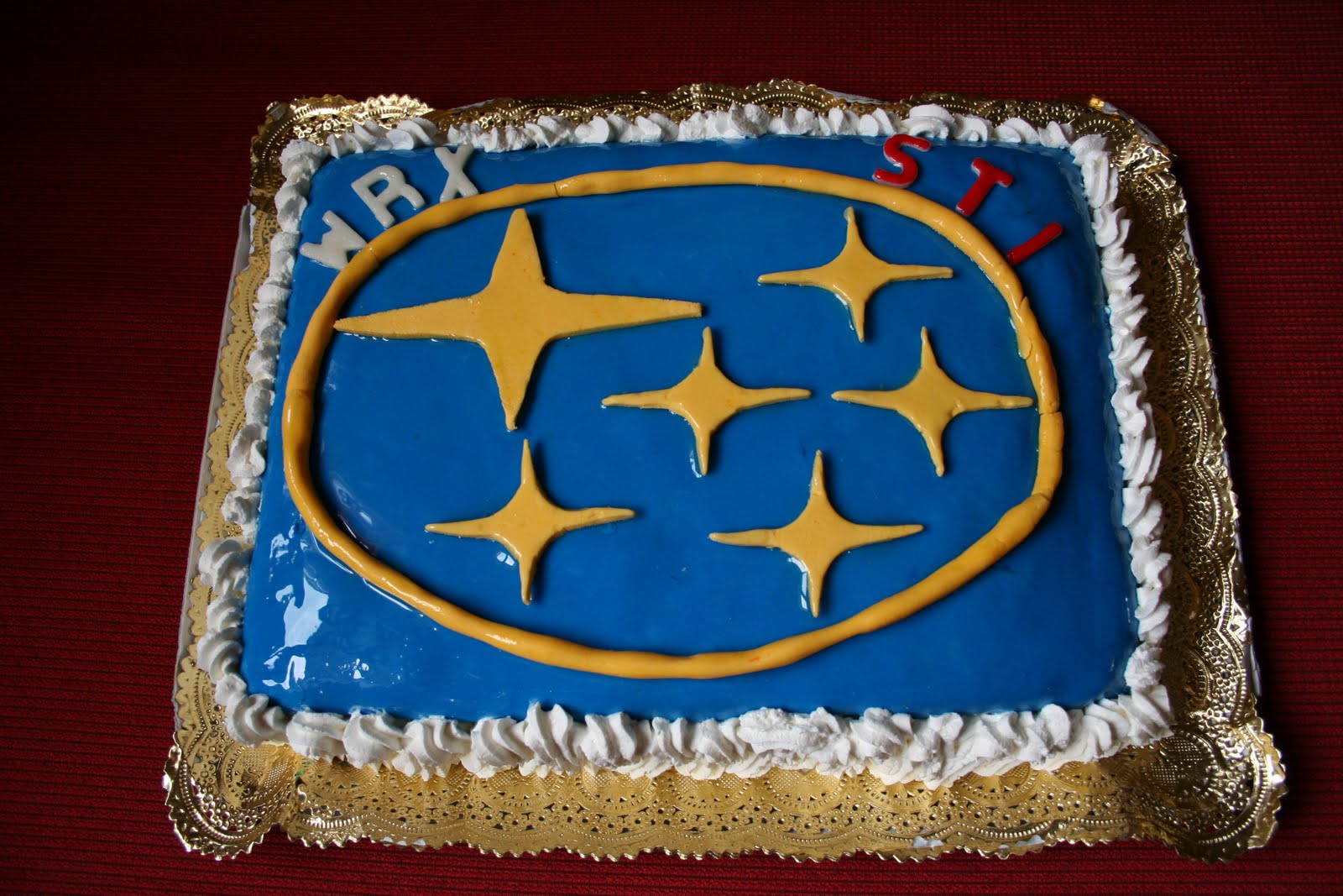 Food with Love: SUBARU CAKE