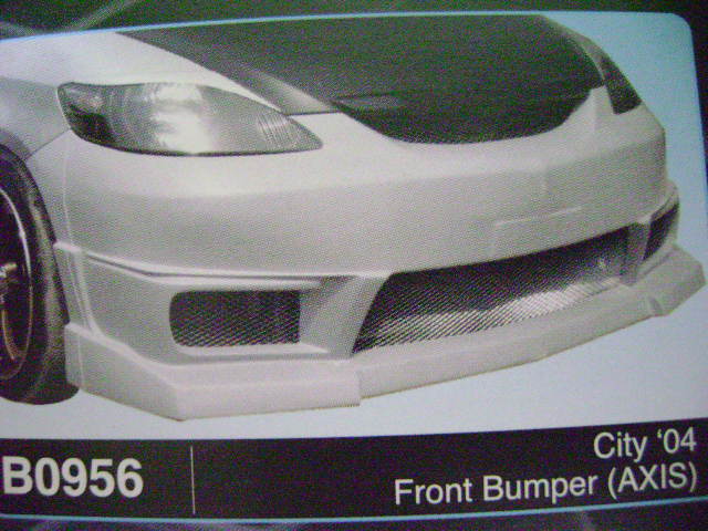 REV MOTORSPORT: honda city year 05/07 front/rear bumper. (fiber material)