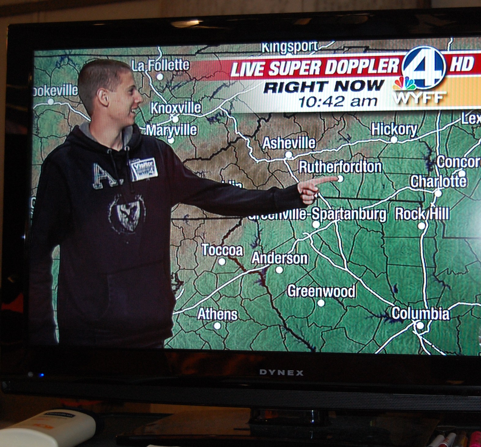 Landrum High School Careers: Students explore WYFF Studio in Greenville, SC