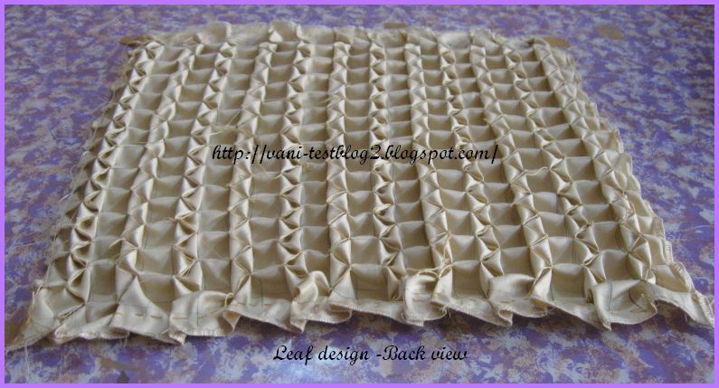 Vani's blog 2 : Front and back views of Canadian smocking designs