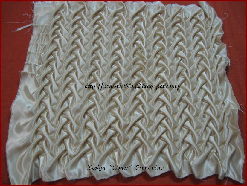 Vani's blog 2 : Front and back views of Canadian smocking designs