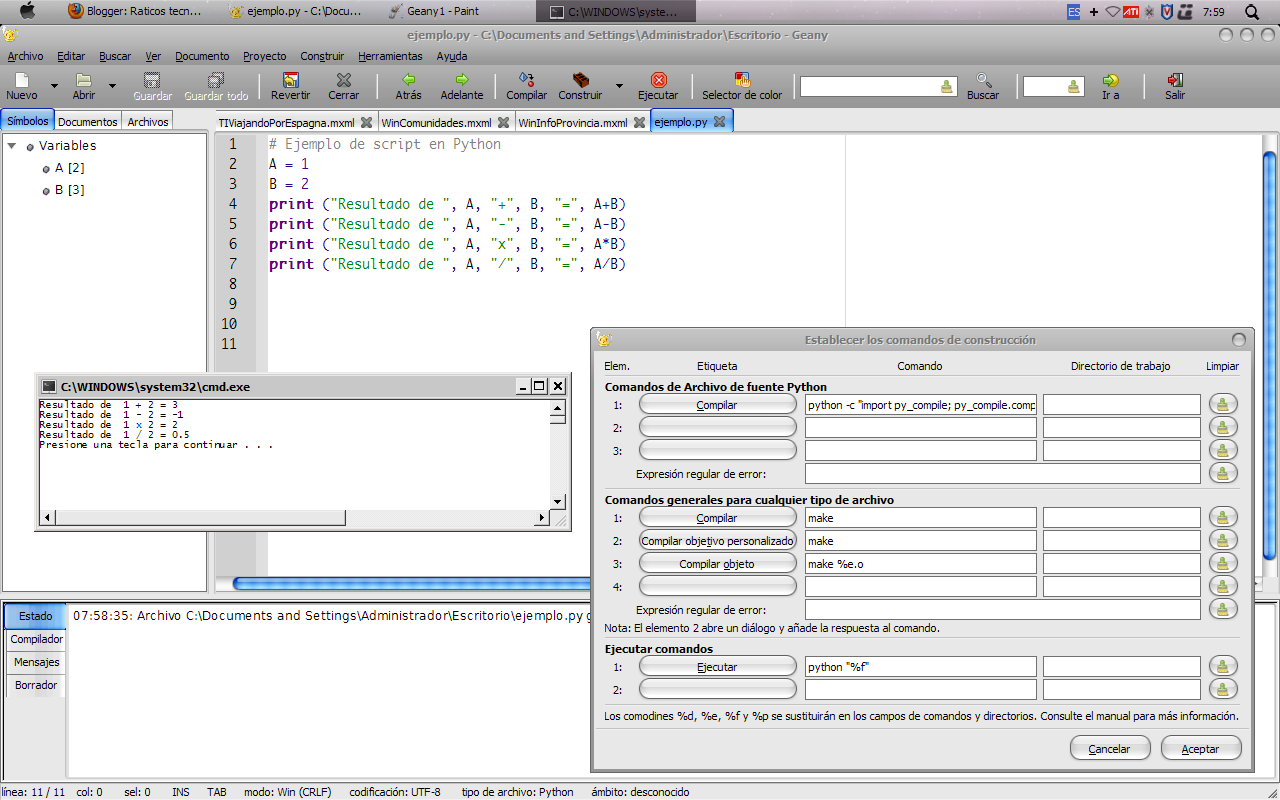Raticos tecnológicos: Programas interesantes: Geany