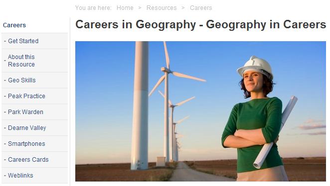 Supporting Geography Teachers: New Geography and Careers resource