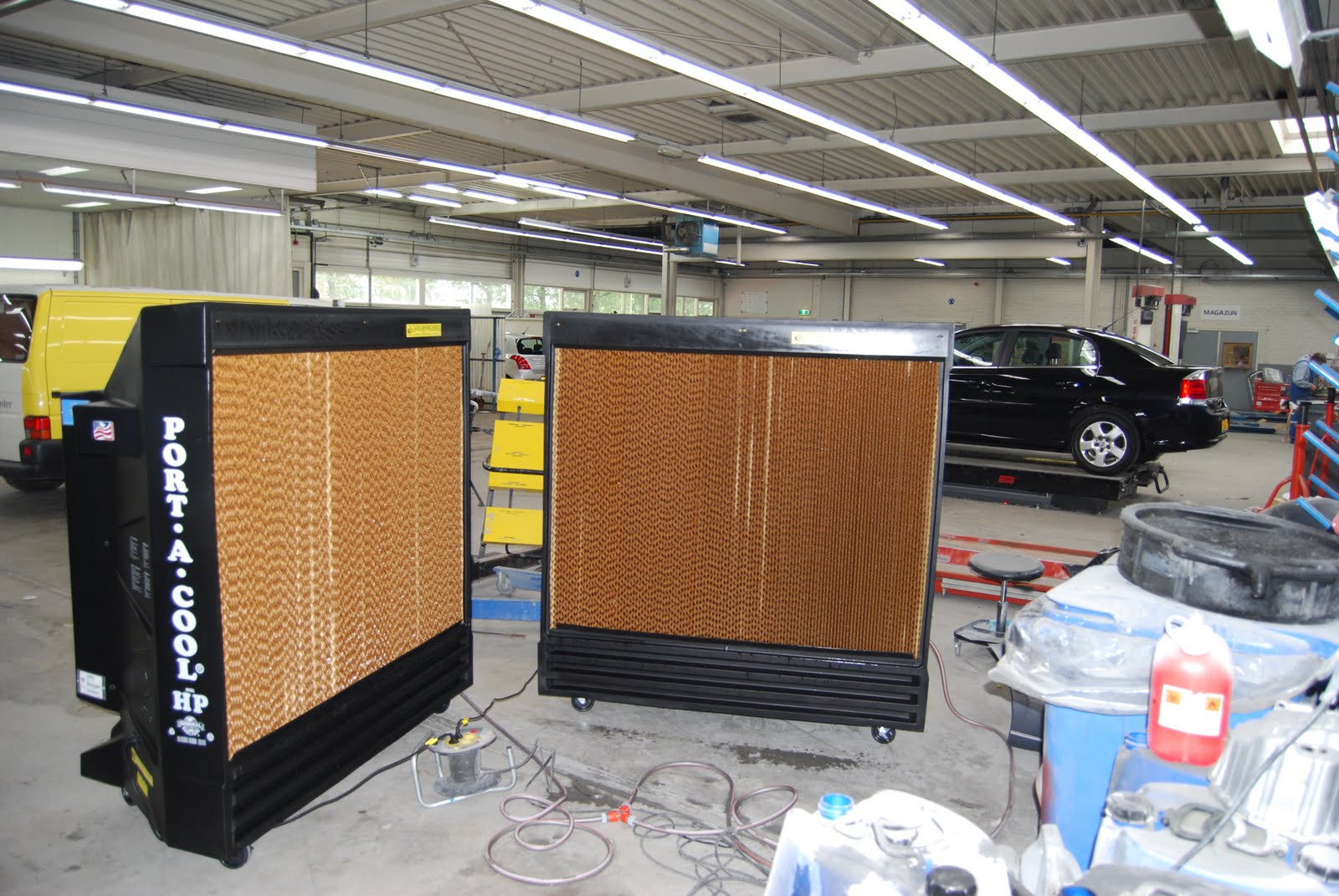 Mobiele Adiabatische Koeling Port-A-Cool: Toepassing van adiabatische ...