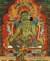 Goddess Tarot: Tara, meditation is essential for life.