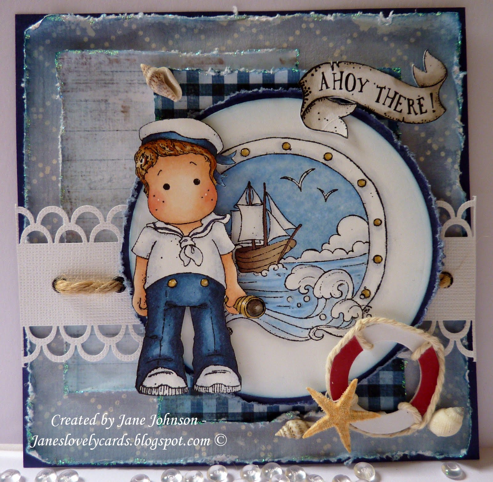 Jane's Lovely Cards : Just Magnolia DT - Bev's sketch