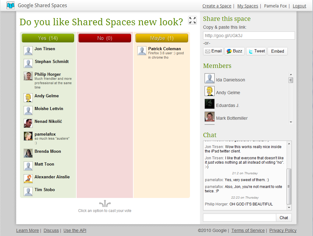 New for Google Shared Spaces: Improved Interface, Inbox, Chrome ...