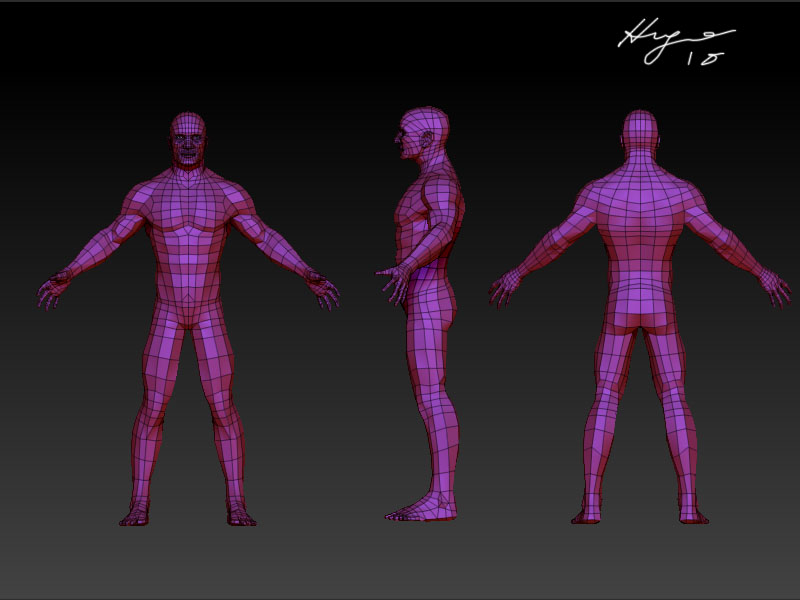 Learning Human Anatomy using ZBrush ~ Hugo'studio