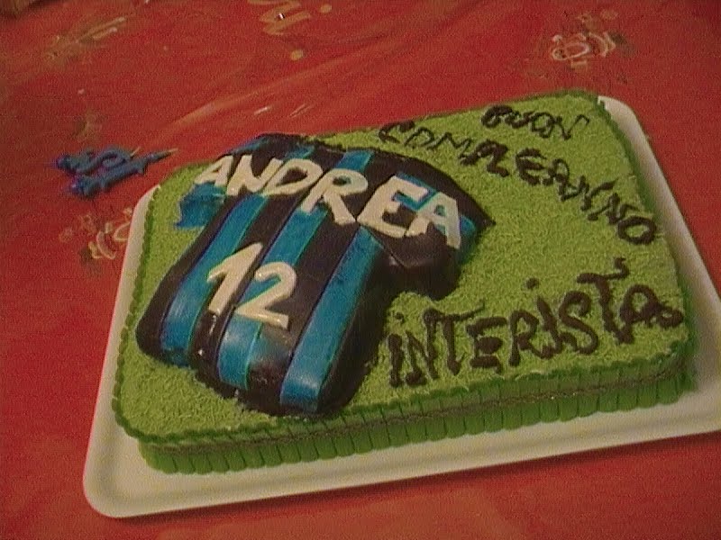 antonio e andrino: torta andrea:torta sportiva