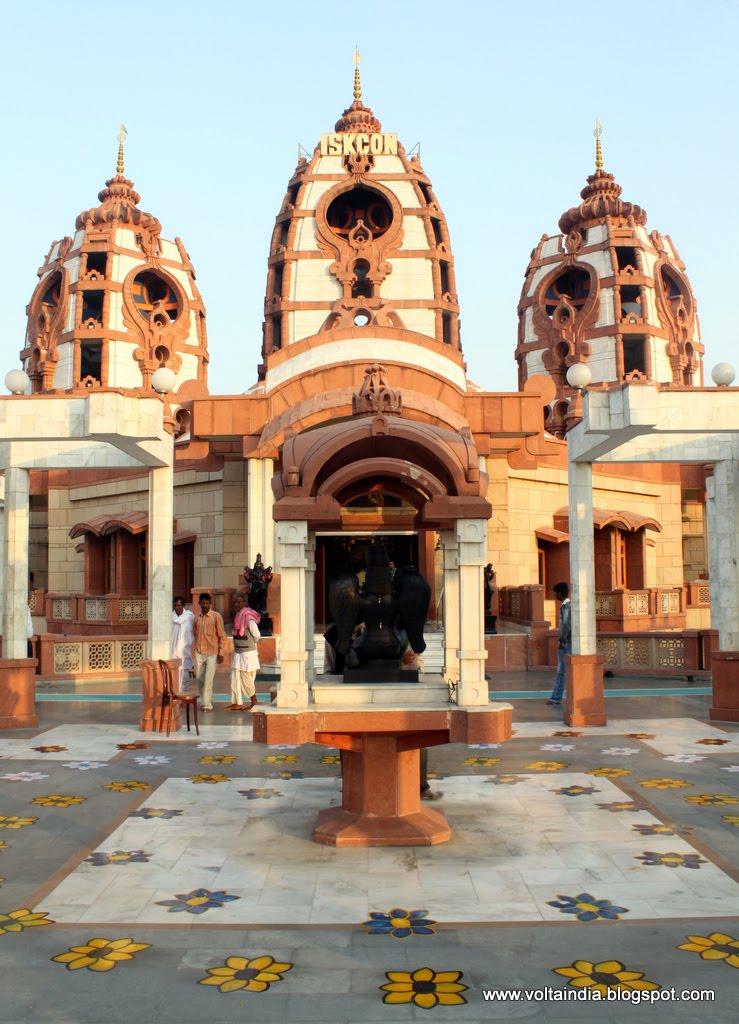 De volta à Índia: Delhi - Templo de Hare Krishna (ISKCON)