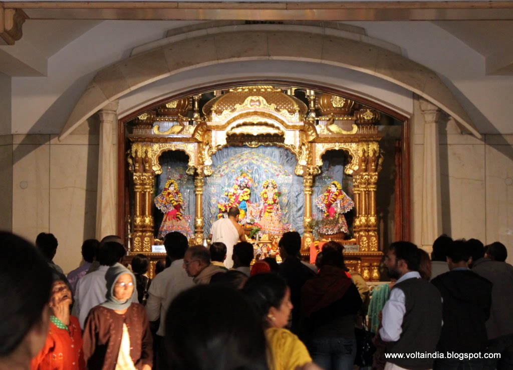 De volta à Índia: Delhi - Templo de Hare Krishna (ISKCON)