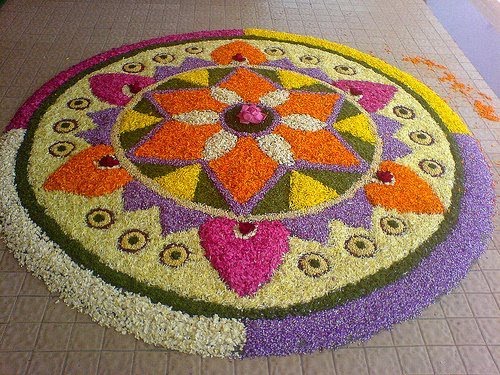 Onam Pookalam Designs Photos and Ideas 2012: Onam Festival,Onam ...