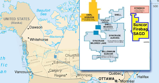 RR234, Rollyview, Alberta, Canada: Suncor's Firebag 3 Back Online!