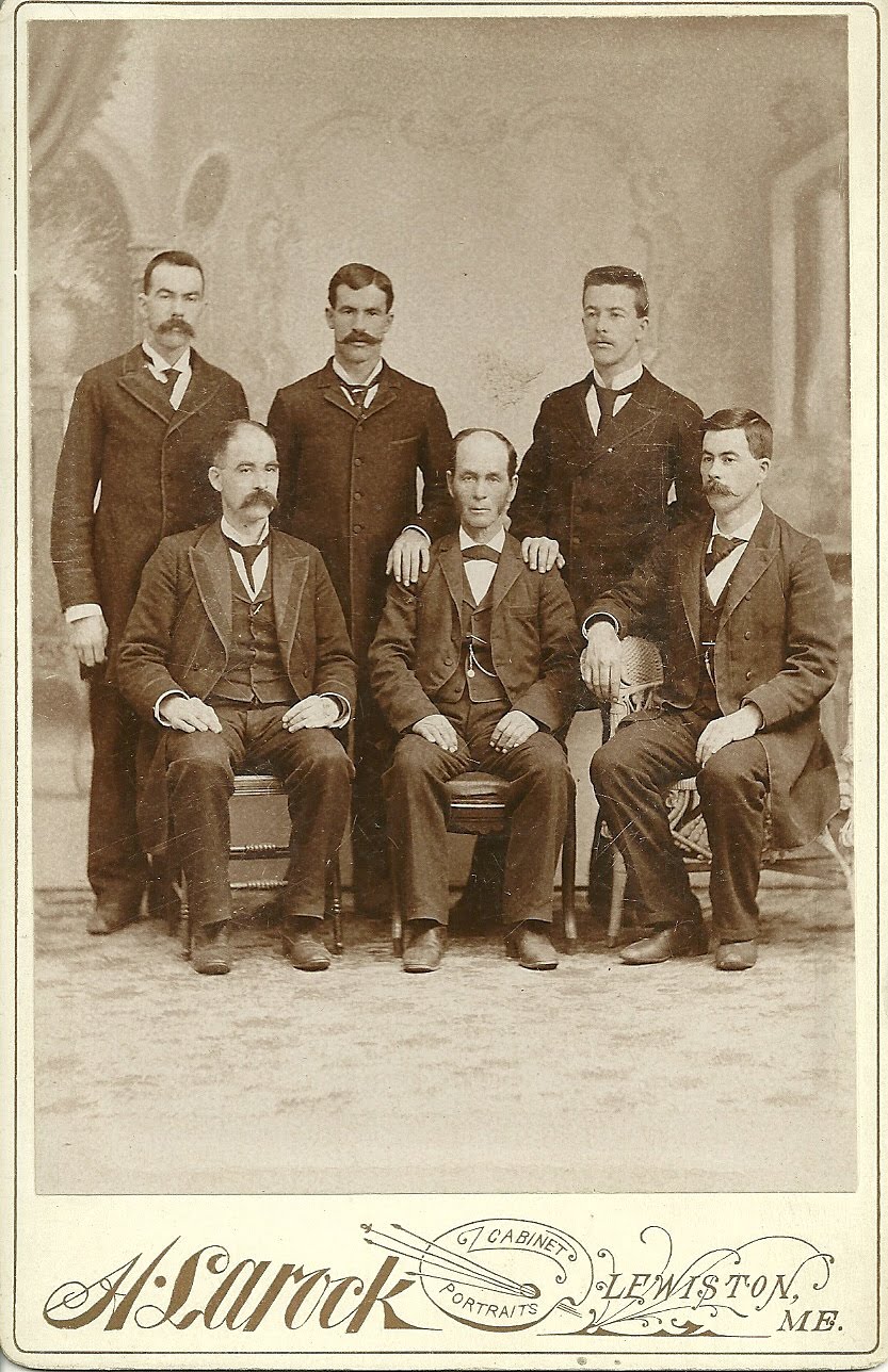 Heirlooms Reunited: Group Photo of 6 Distinguished Gents; Lewiston ...