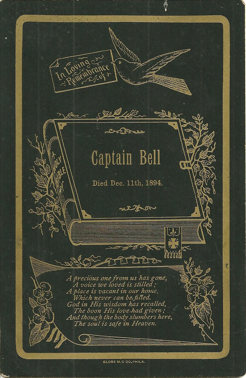 Heirlooms Reunited: Remembrance Card for Captain Bell, died December 11 ...