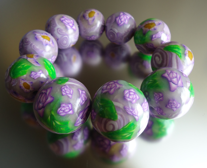 Jolene Beads: My first FIMO beads