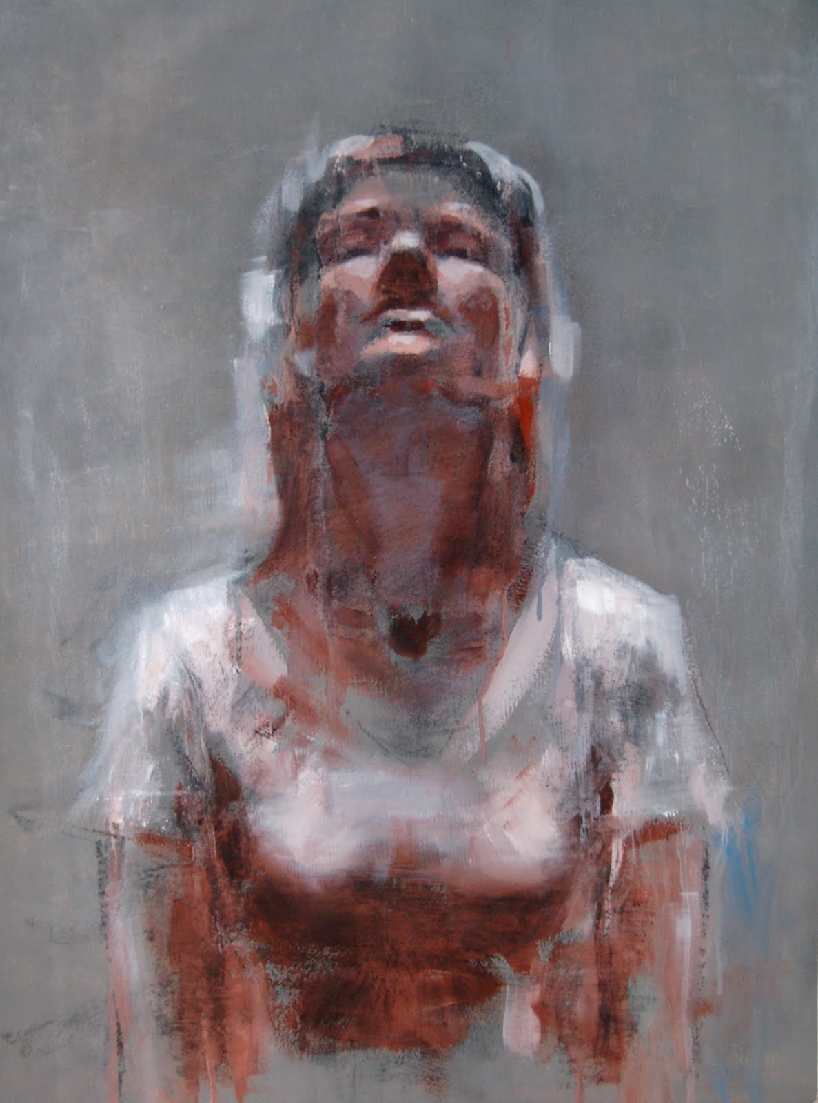 Anna Peterson Art: Mixed Media Self Portraits