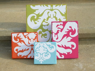 The Painted Sanctuary: Damask Damask Damask