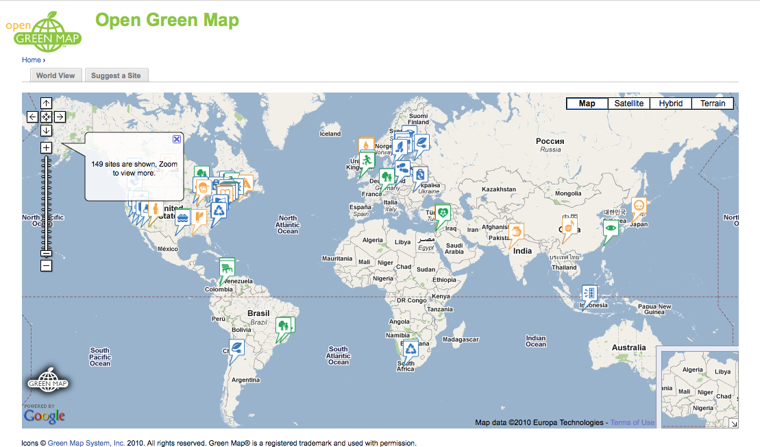 GREENSPACE: Open Green Map