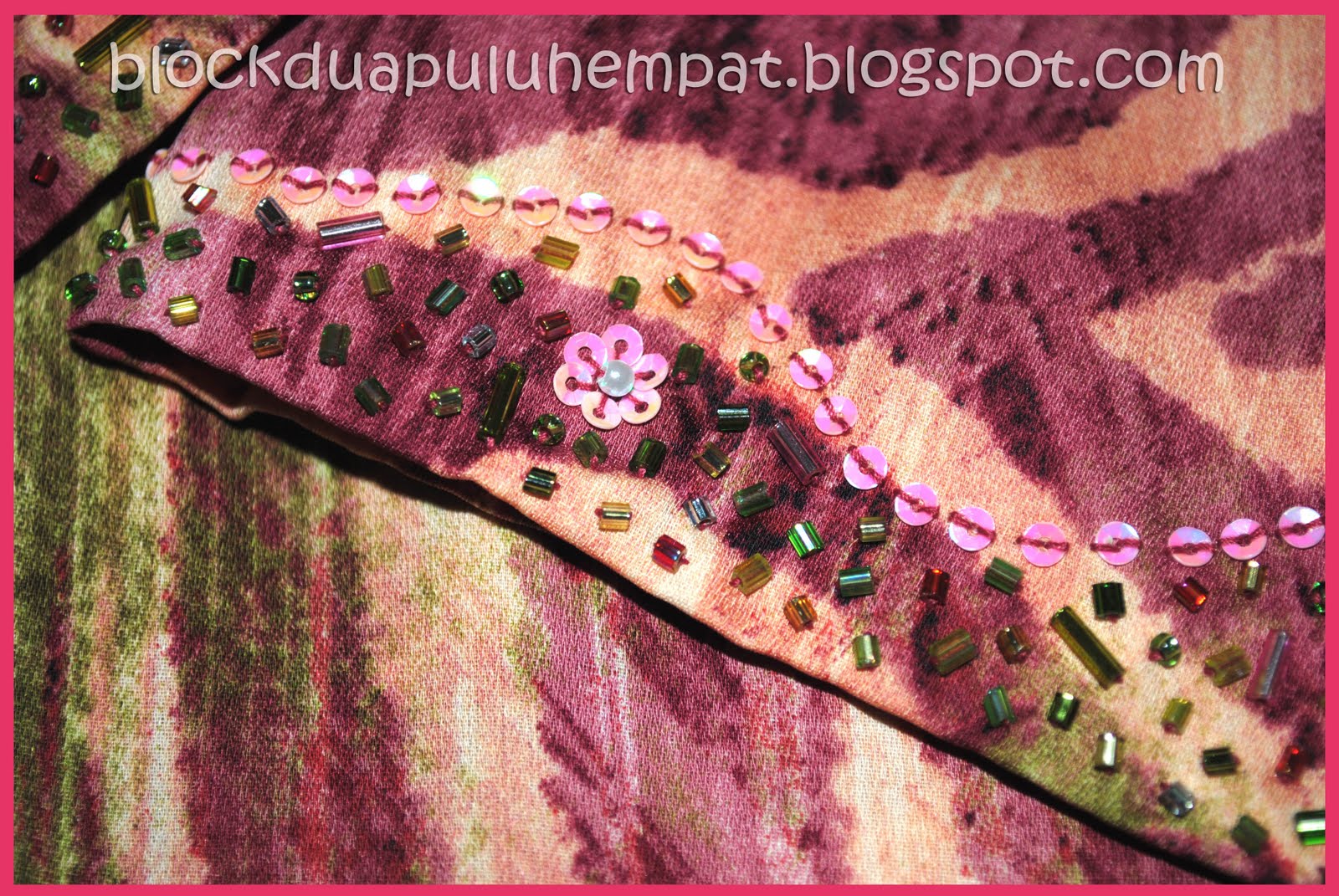 Jahitan manik yang indah bermula dari hati...: