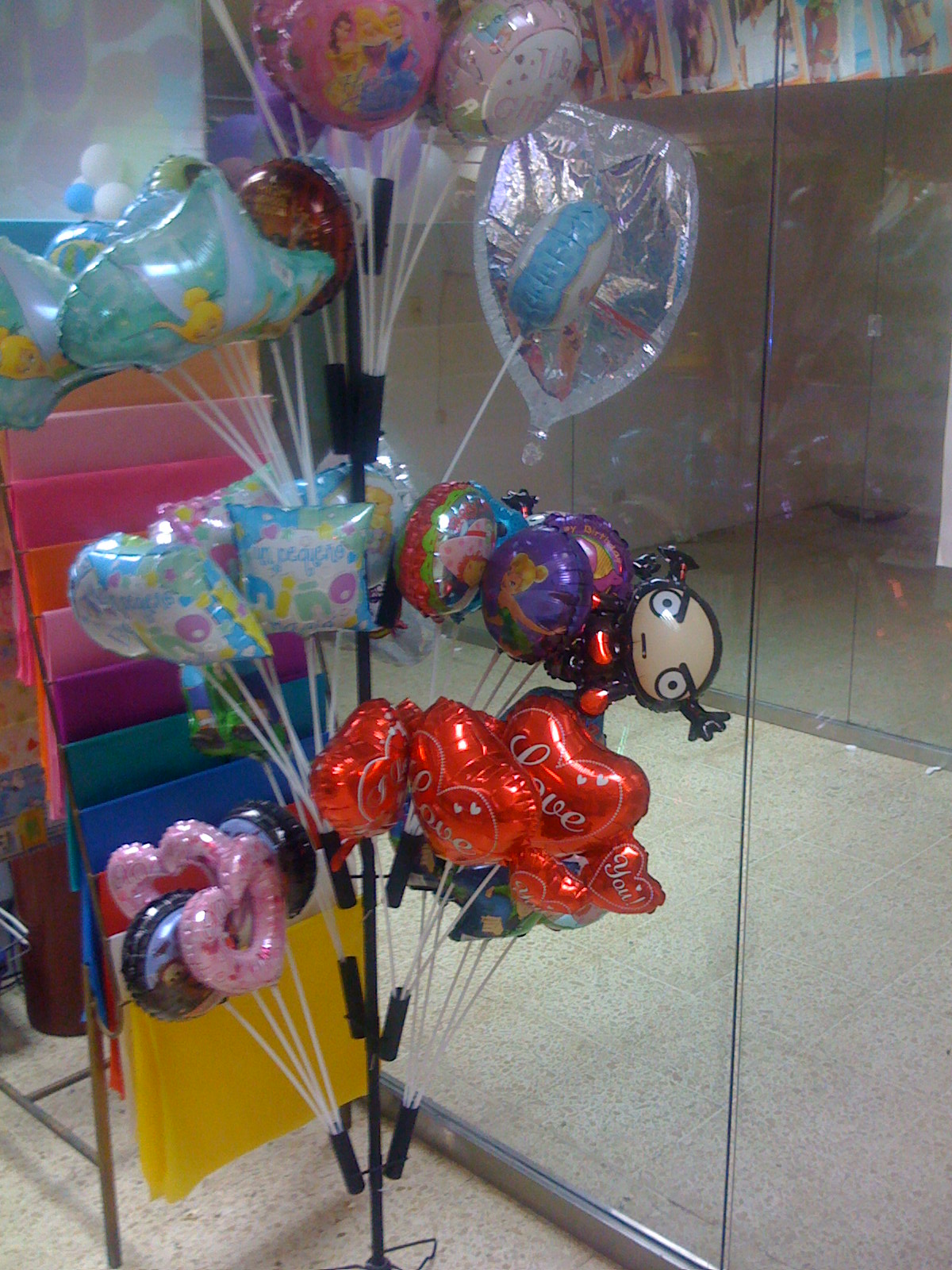 NANA PARTY: GLOBOS METALICOS