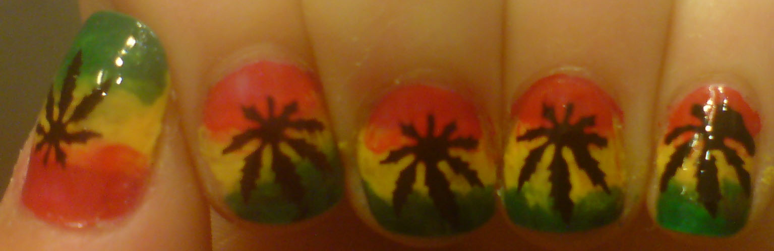 One Hot Minute: Reggae Nails