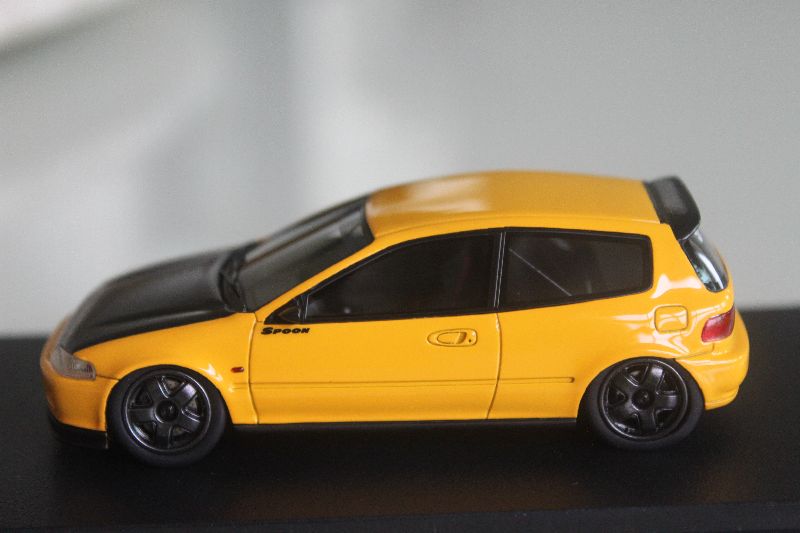 HPI 1/43 - Honda Civic EG Spoon Gr.A Racing (Yellow) | MasterLaoDa's BLOG