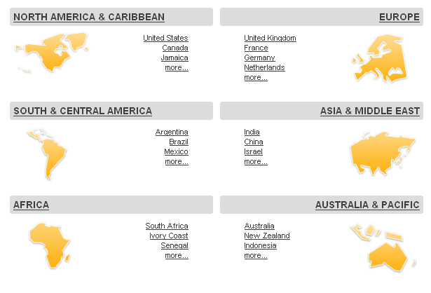 Infobel – International telephone | Copy & Paste