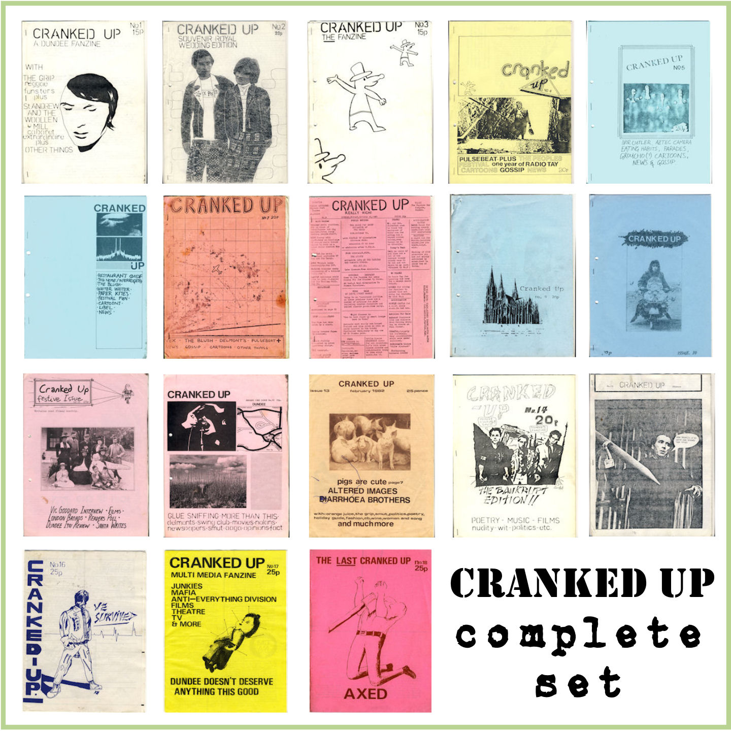 RETRO DUNDEE: CRANKED UP COVERS - 1981/82