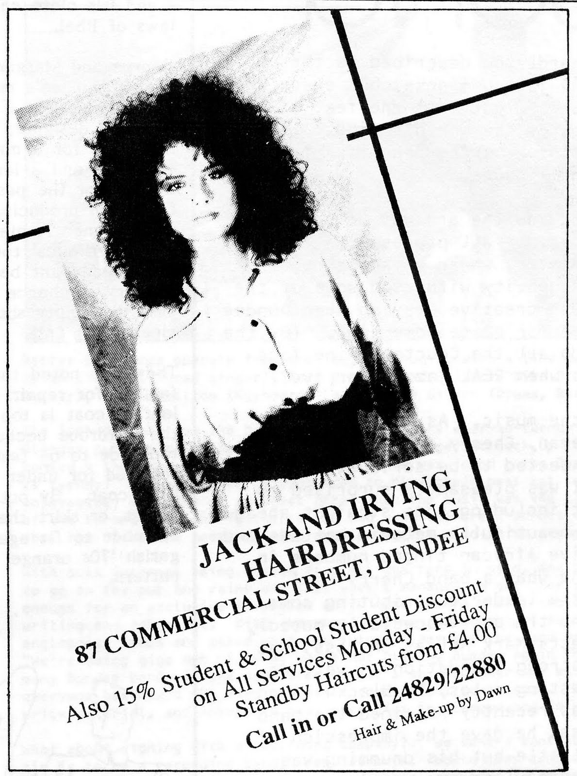RETRO DUNDEE: JACK AND IRVING AD - 1987