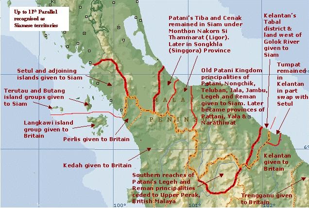 Patani: Behind The Accidental Border: Anglo-Siamese Treaty of 1909 ...