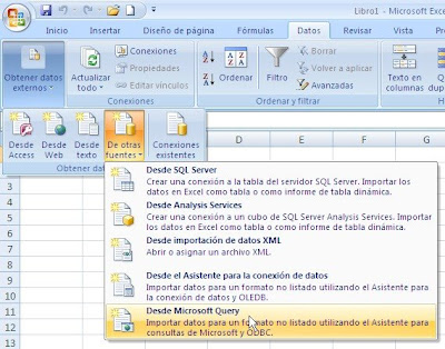 JLD Excel en Castellano - Usar Microsoft Excel eficientemente: MS Query