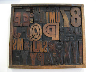 duckeggBLUE: Found.....Vintage Print Block Art Back In Store