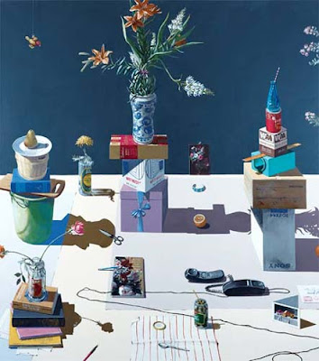 The quiet, beauty of still life painting. Abstract Realist, Paul Wonner