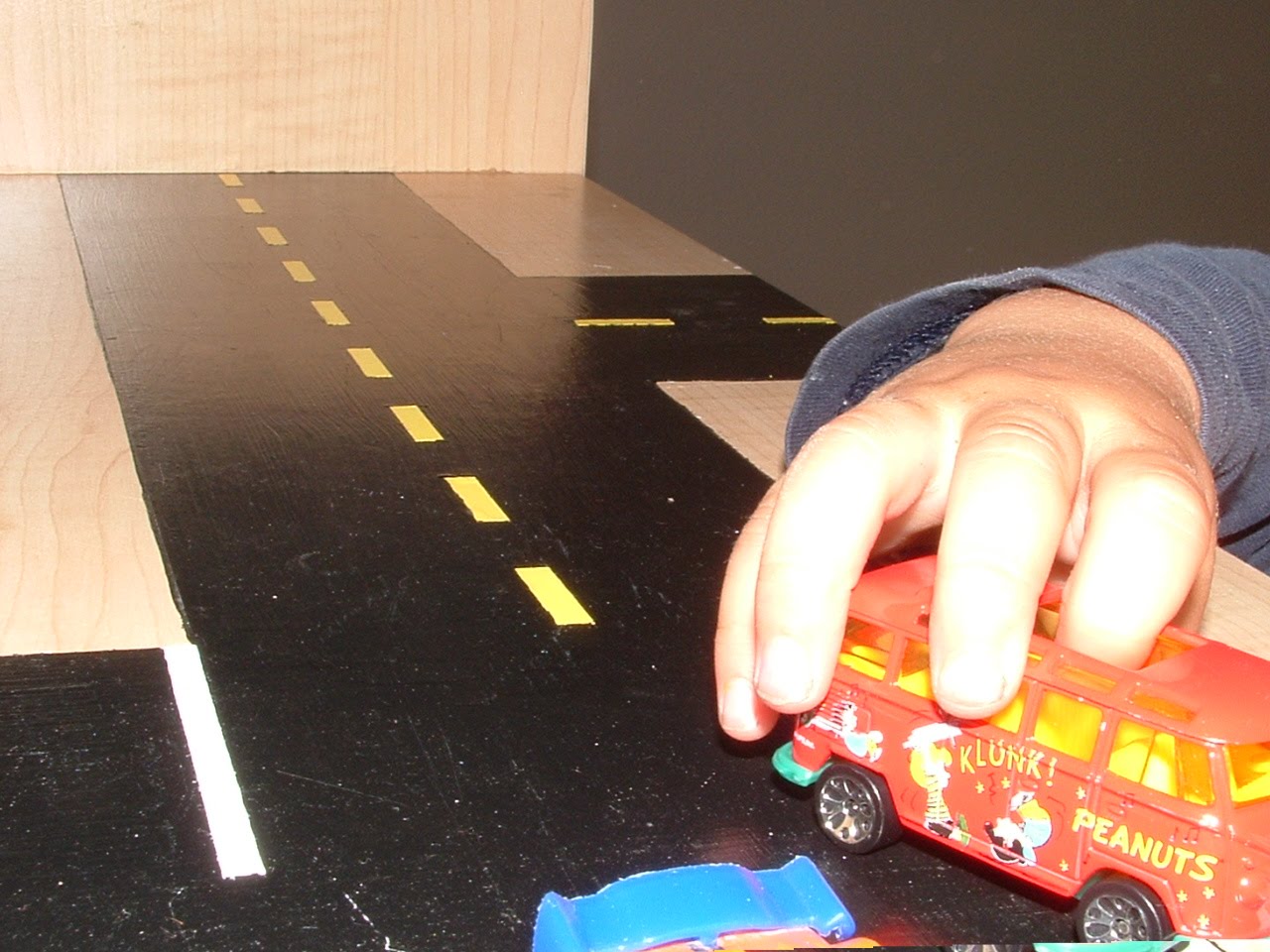 Kids Changing Table Repurposed: Playing Cars | Remodelaholic