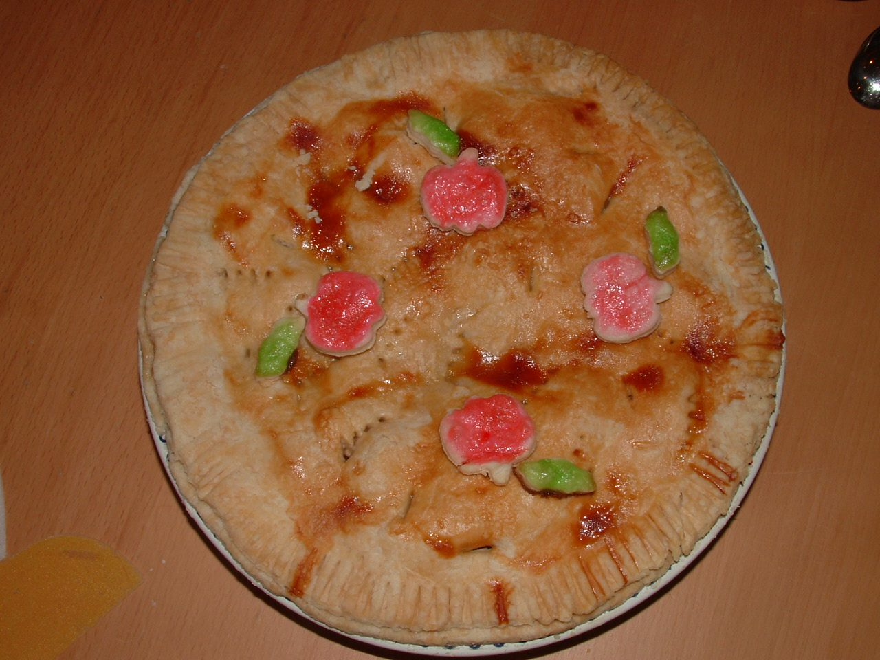 Pieces by Polly: The Apple Pie Tree & Easy Pie Topper Decorations