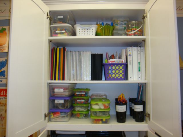 The Joyful Johnsons: Homeschool Organization: School Supplies