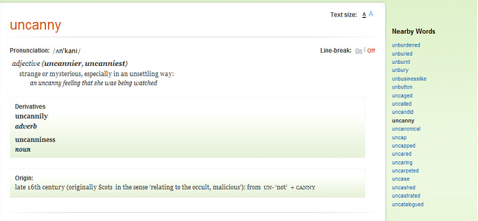 Webb's Blog: Notes from the Uncanny Valley