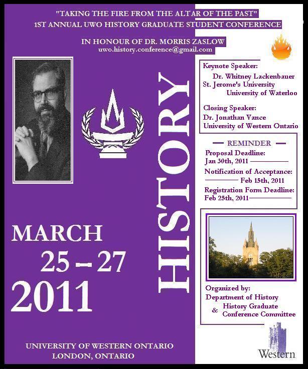 History Graduate Students' Association: 2nd Call for Papers: 1st Annual ...