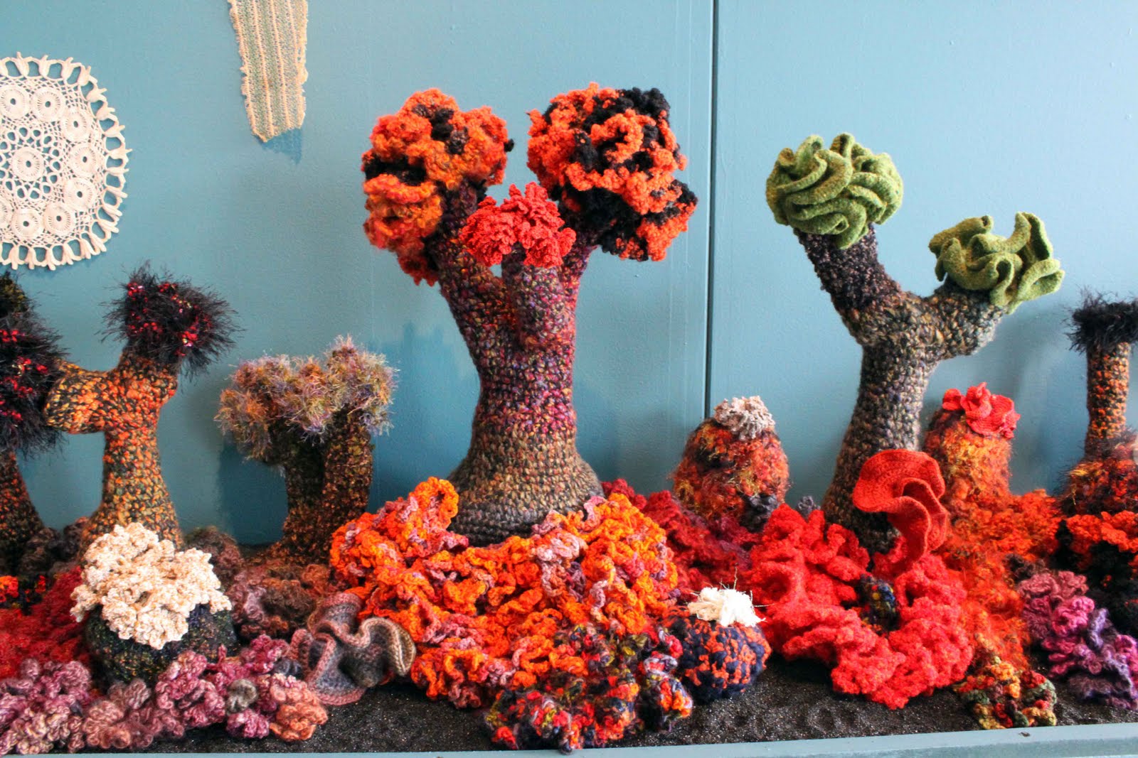 Stitchlily: Finally, The Hyperbolic Crocheted Coral Reef Exhibition